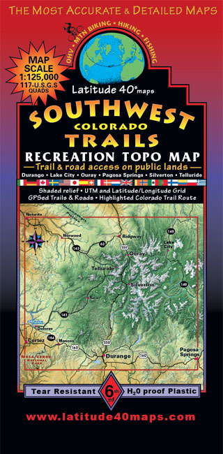 Map Of Southwest Colorado
